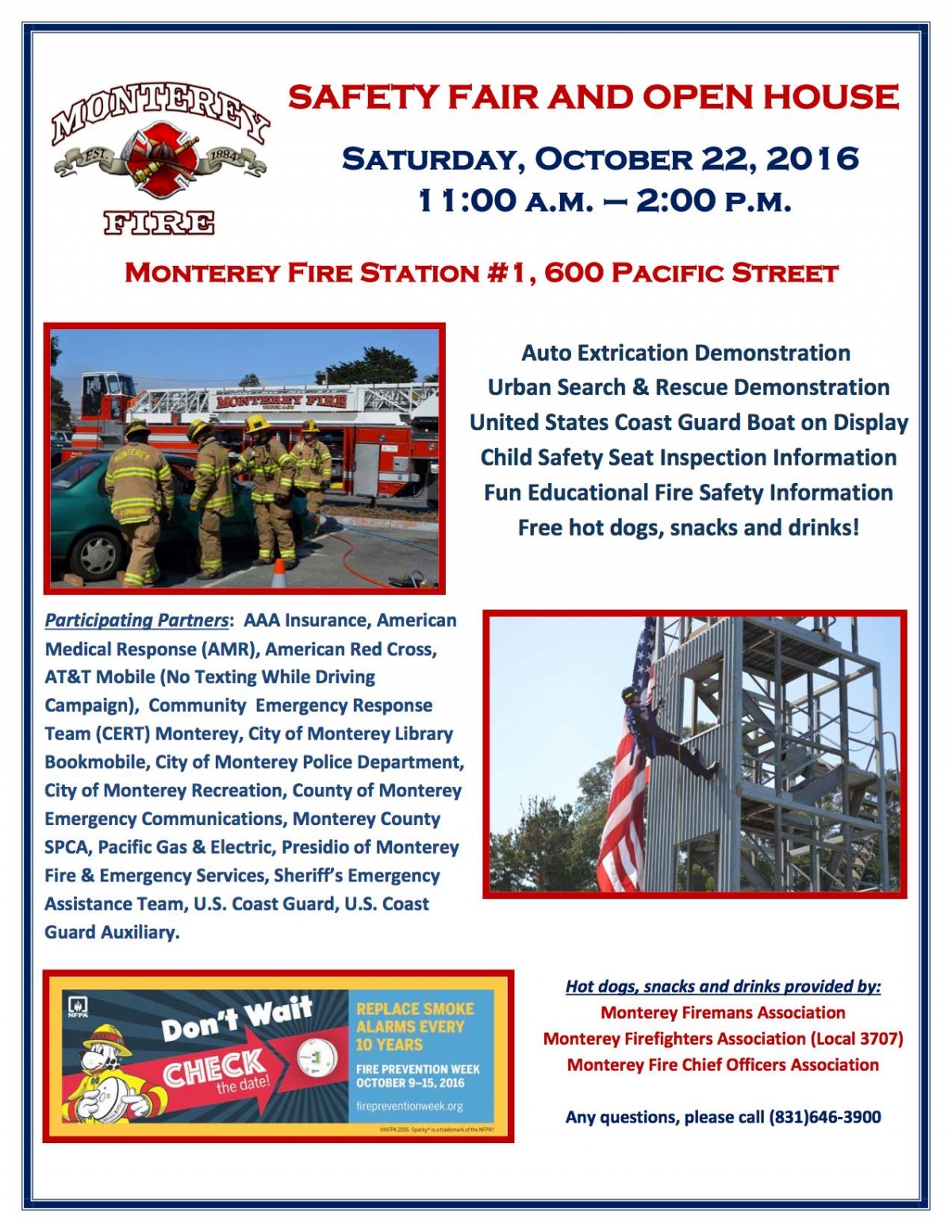 Monterey Fire Department Safety Fair and Open House | Old Monterey