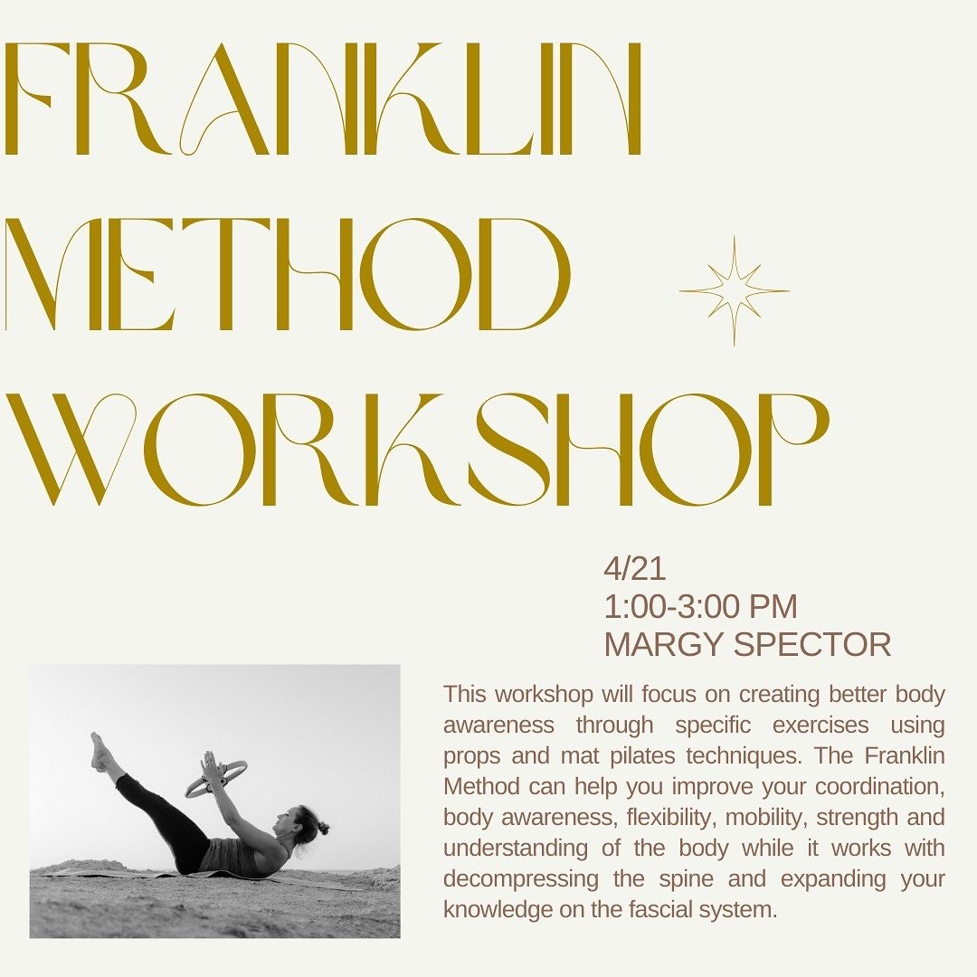 Franklin Method Pilates Workshop at Om Studios | Old Monterey