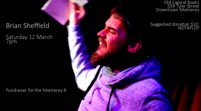 Slam Poet Brian Sheffield at Old Capitol Books | Old Monterey