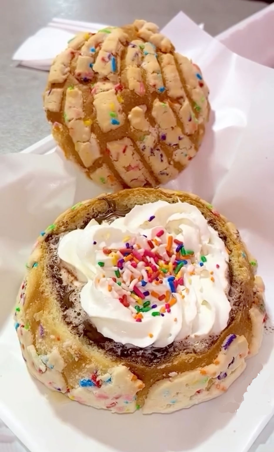 Warm Concha Treats at Scoops Ice Cream Parlor | Old Monterey