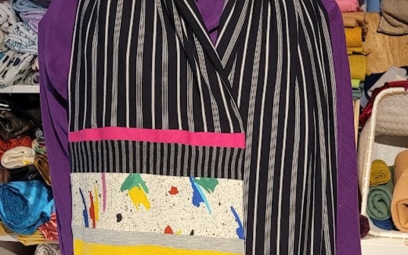 Make a Scarf Using Your Sewing Machine at Slowfiber | Old Monterey
