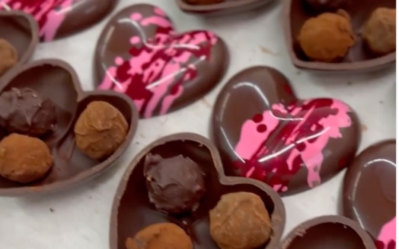 Valentine's Chocolates Handmade at Parker-Lusseau | Old Monterey